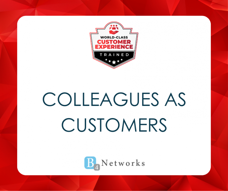 Colleagues as Customers | B4 Networks Inc.